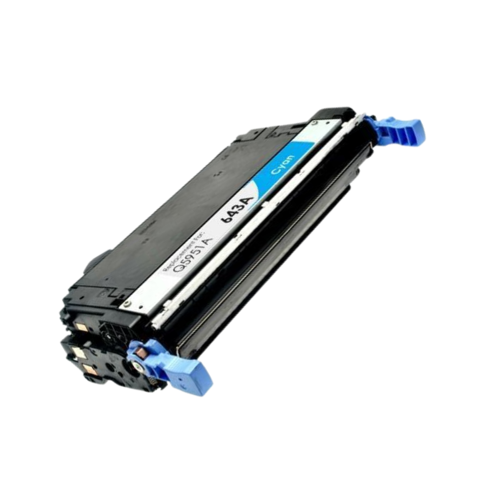 HP 643A Cyan Remanufactured Toner Cartridge (Q5951A) - Toner Corporation