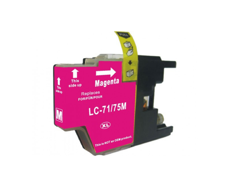 Brother LC75XL Magenta Generic Ink Cartridge (LC75M)- Toner Corporation